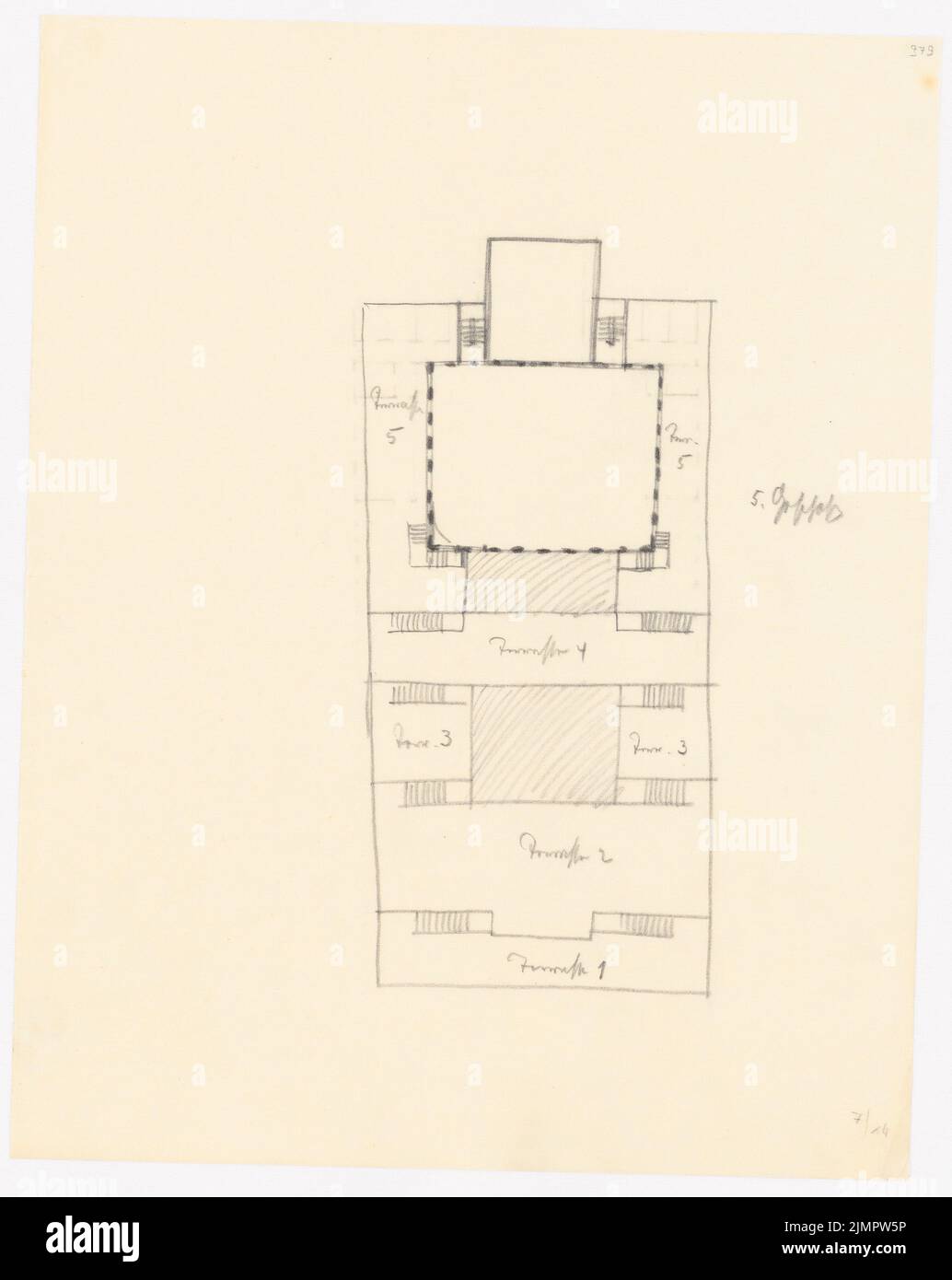 Poelzig Hans (1869-1936), House of Friendship, Istanbul (1916 ...