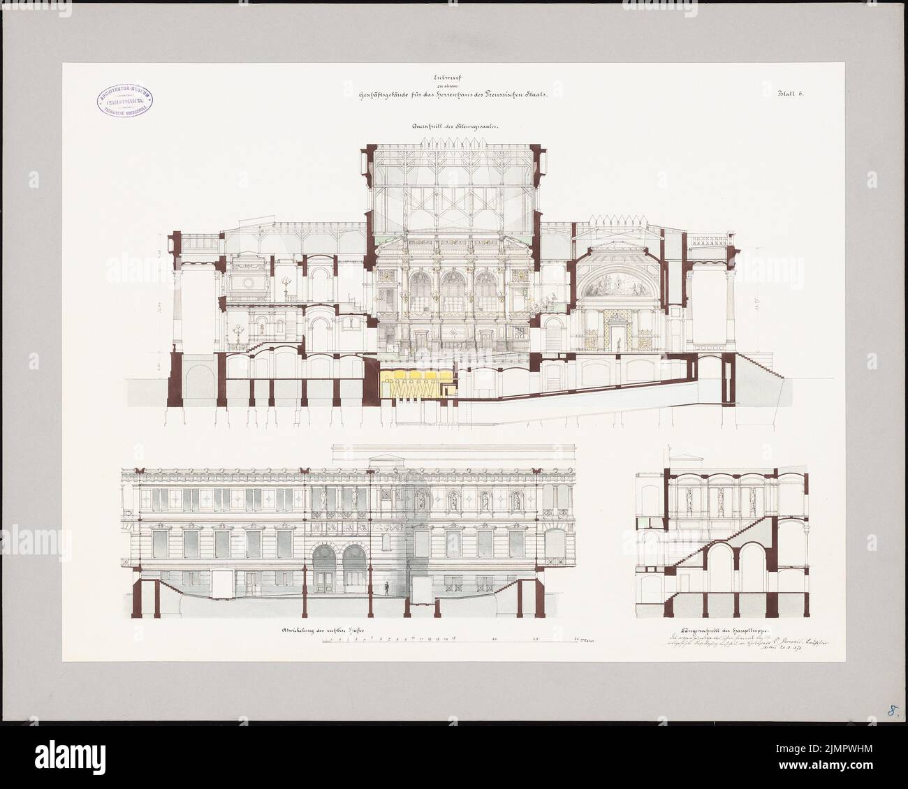 Rowald Paul (1850-1920), commercial building for the Prussian manor ...