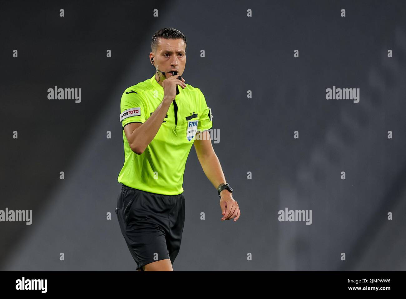 ISTANBUL, TURKEY - AUGUST 7: referee Zorbay Kucuk during the Turkish ...