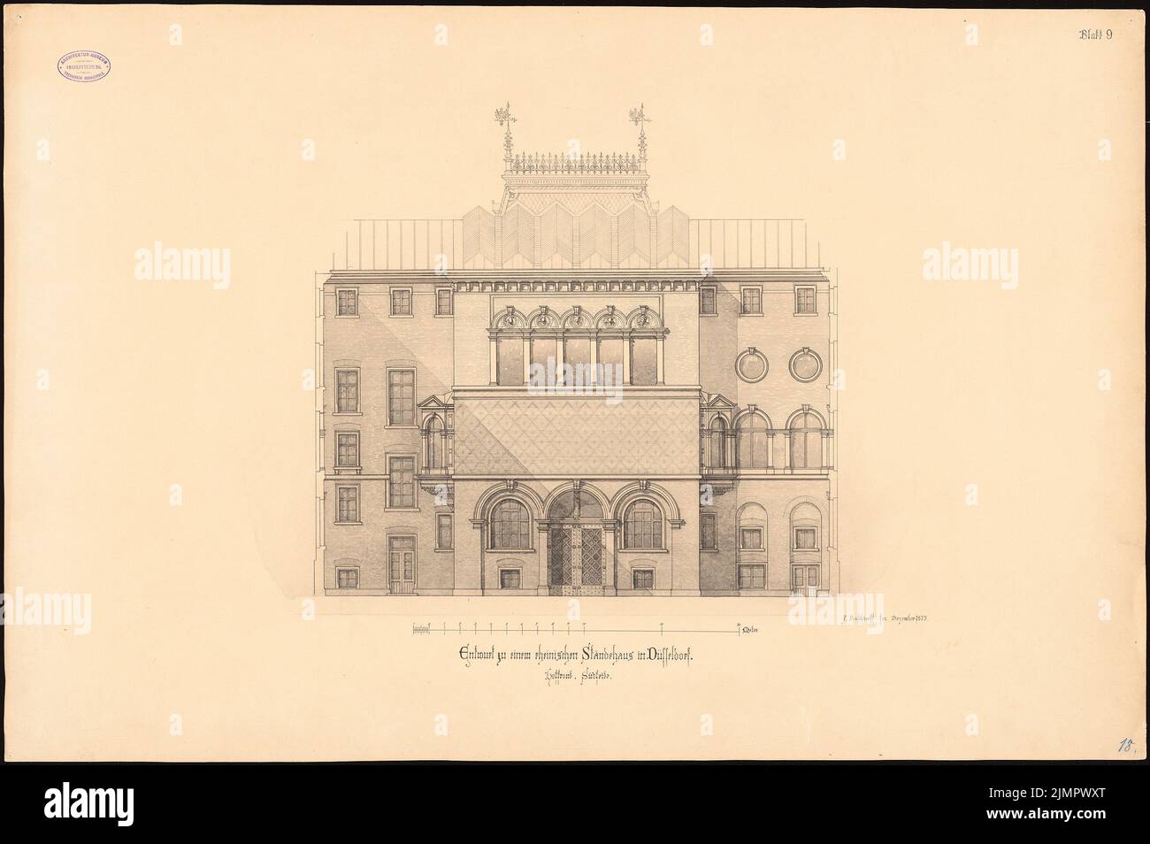 Raschdorff julius 1823 1914 standehaus hi-res stock photography and ...