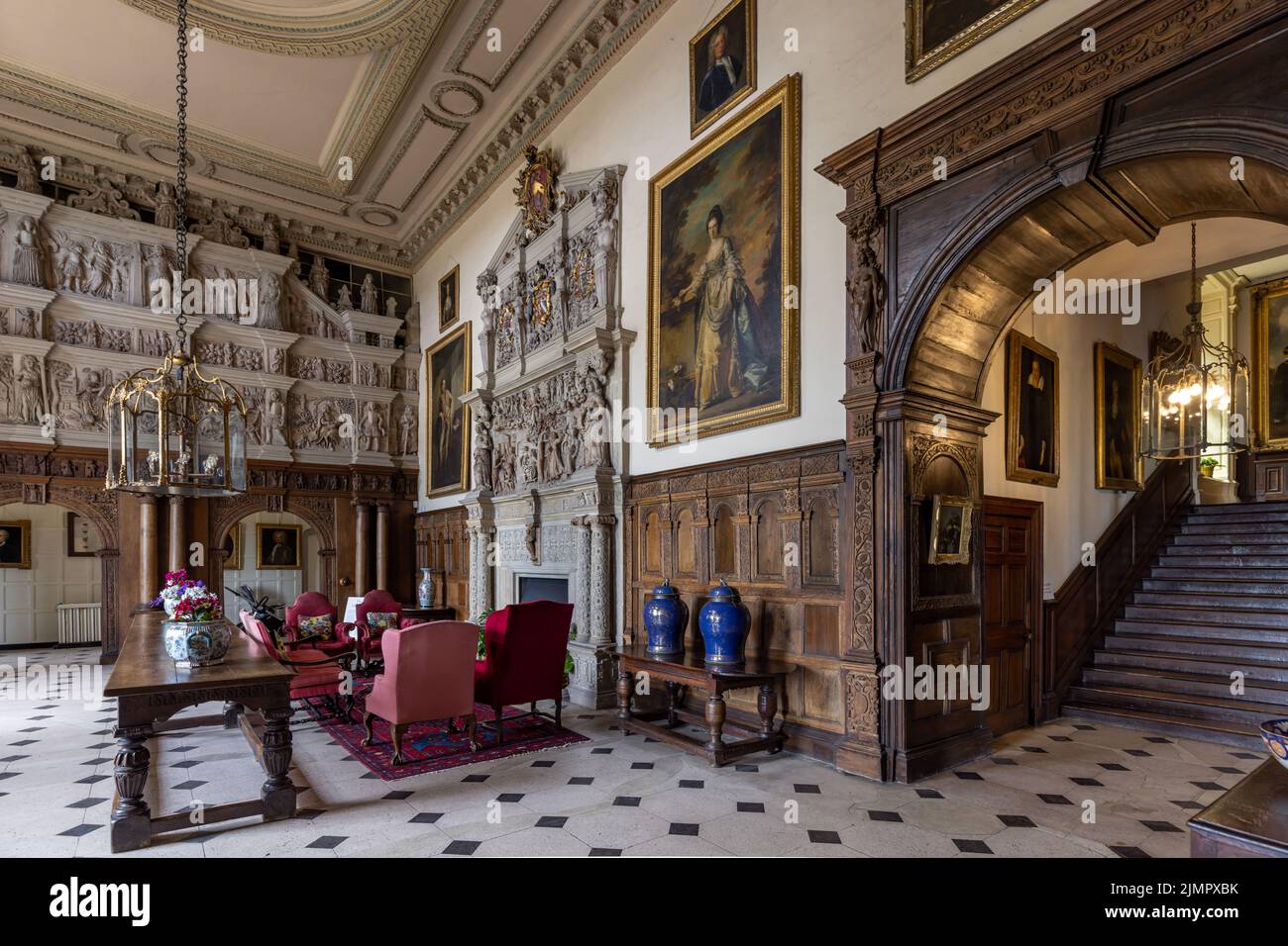 Interior of great hall hi-res stock photography and images - Alamy