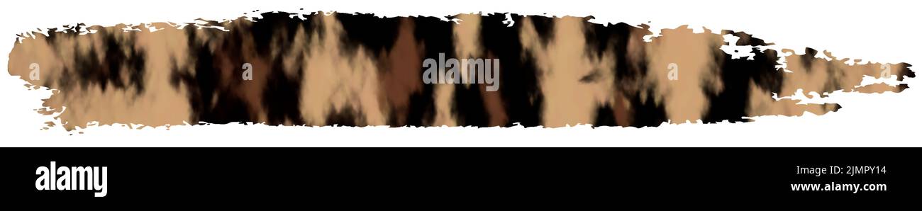 Leopard Brush paint stroke. Stock backdrop illustrtion Stock Photo - Alamy