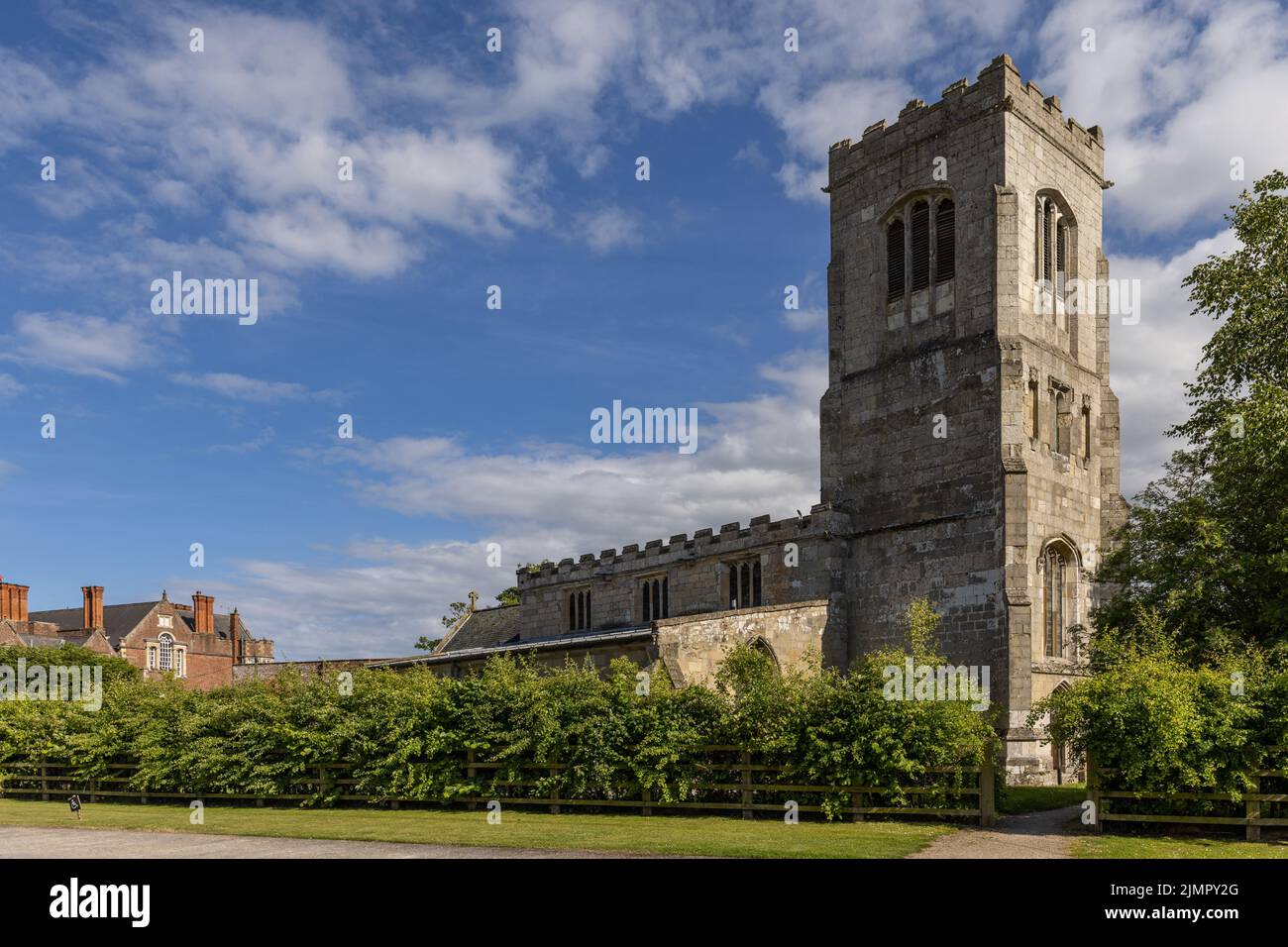 St Martin's Church, Burton Agnes, a historic 13th-century church in the ...