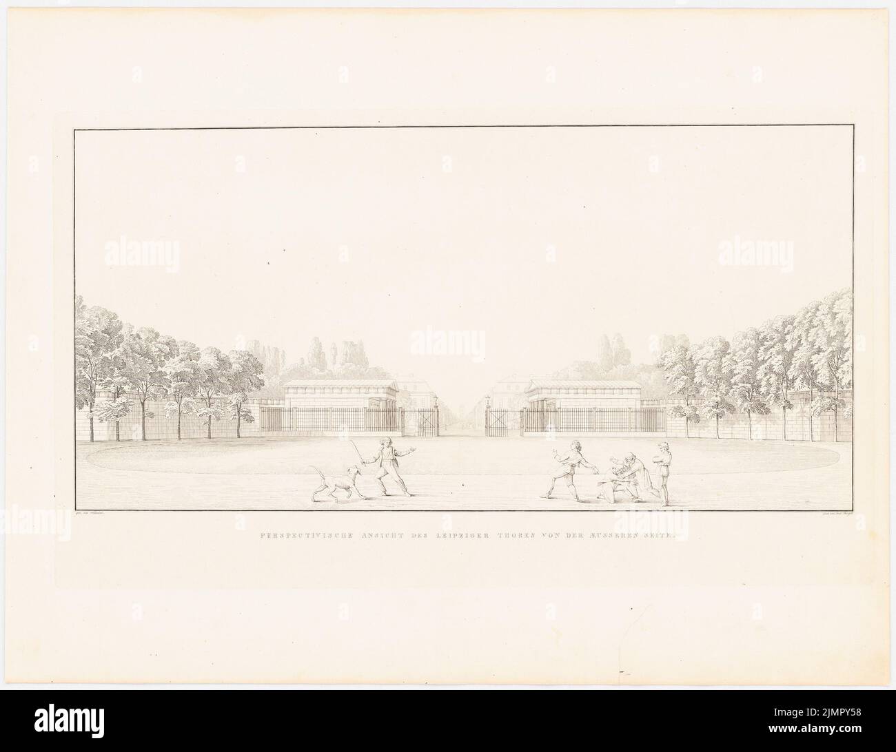 Berlin 1858 leipziger tor hi-res stock photography and images - Alamy