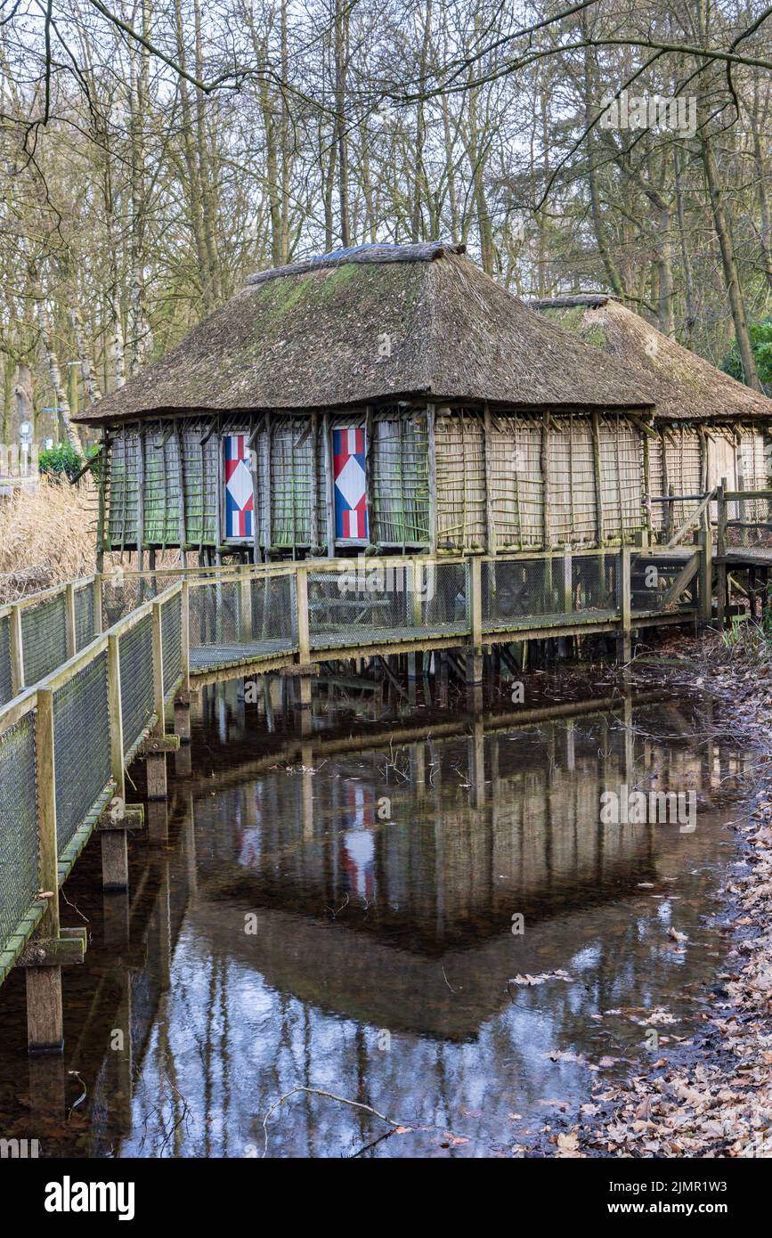Berg en Dal, The Netherlands - January 30, 2022: Open air display areas ...