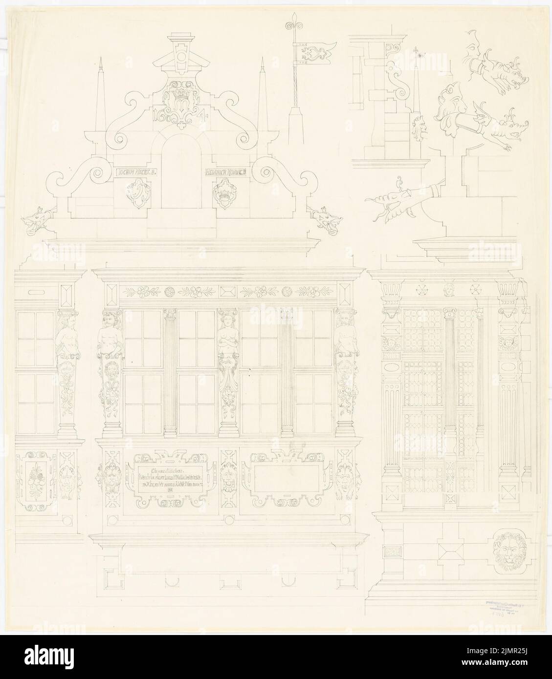 Cornice details Cut Out Stock Images & Pictures - Alamy