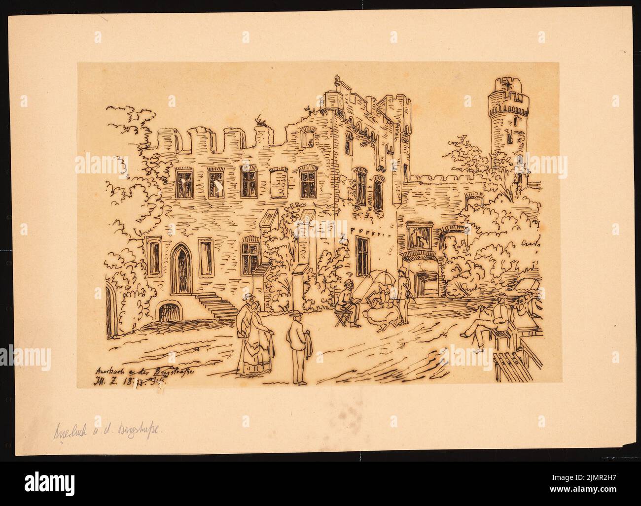 Quast ferdinand von 1807 1877 schlossruine hi-res stock photography and ...