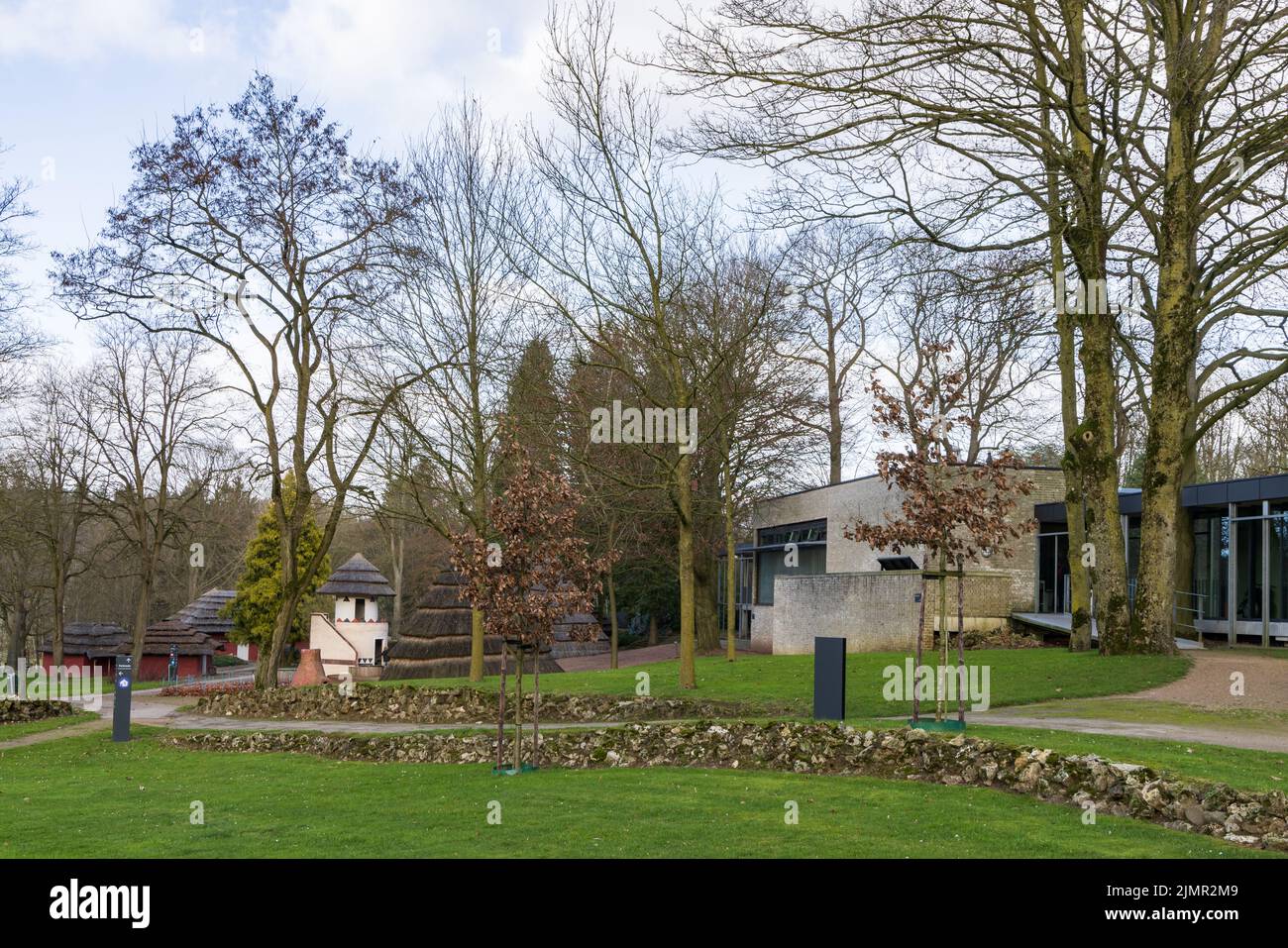 Berg en Dal, The Netherlands - January 30, 2022: Open air display areas ...