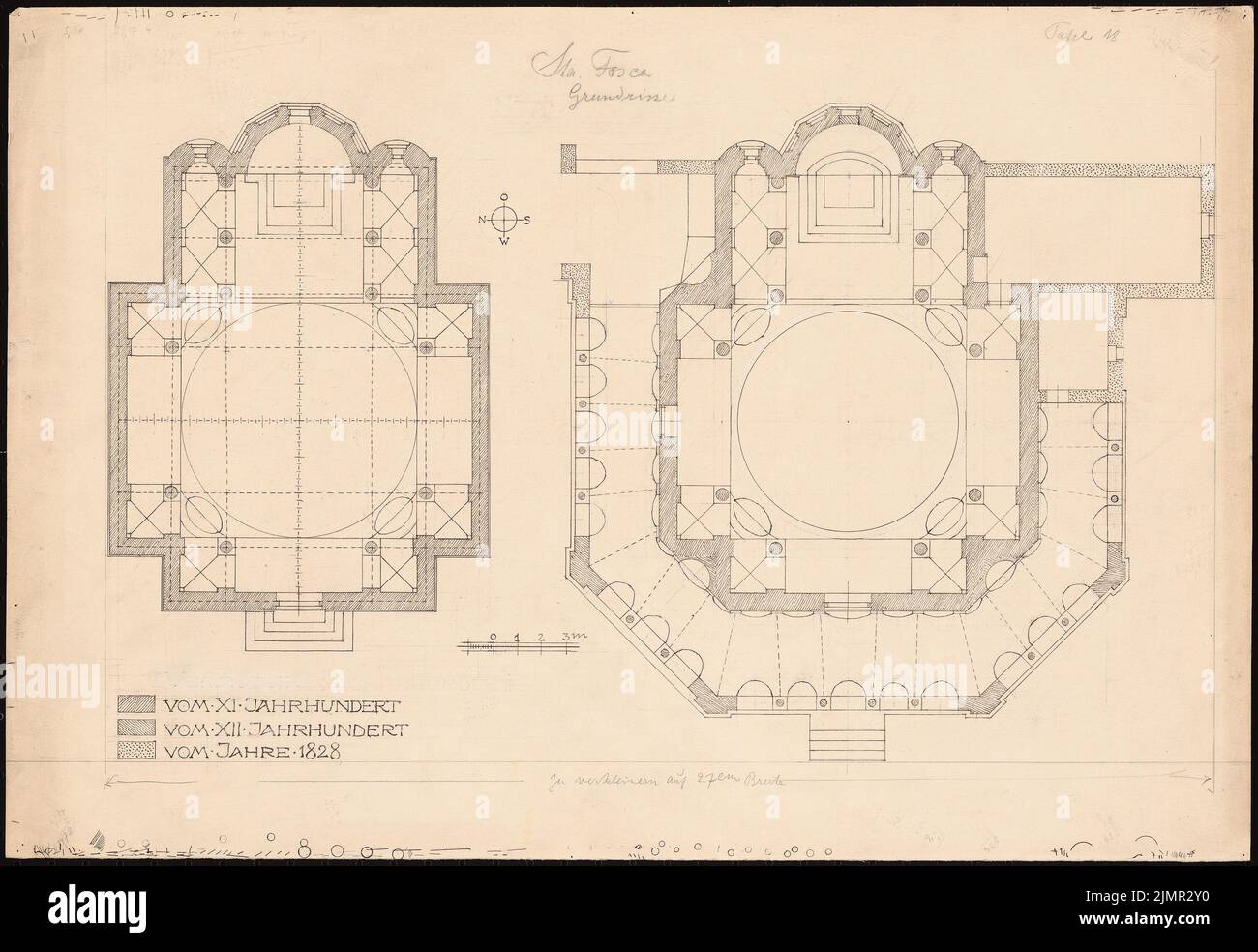 Floor plan of the basilica santa maria hi-res stock photography and ...