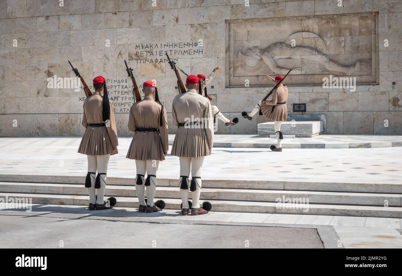 Changing guard ceremony presidential hi-res stock photography and ...