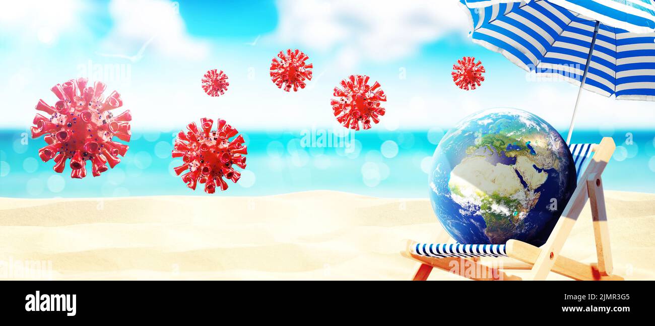 The world with corona virus mask. Elements of this image furnished by ...