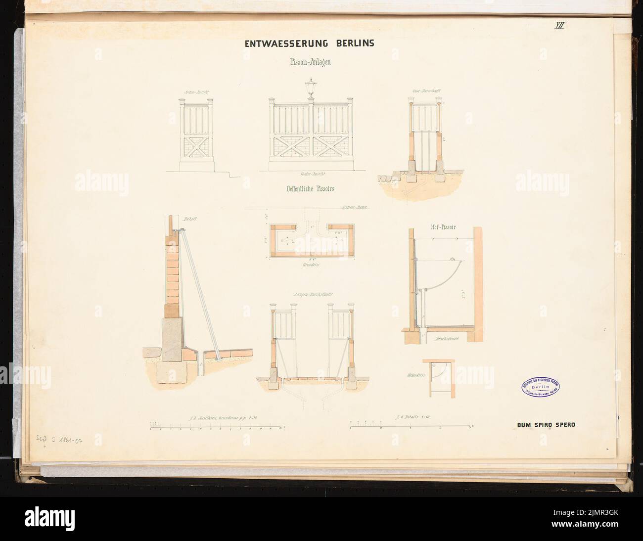 Zimmermann Carl Johannes (1831-1911), drainage system for ...