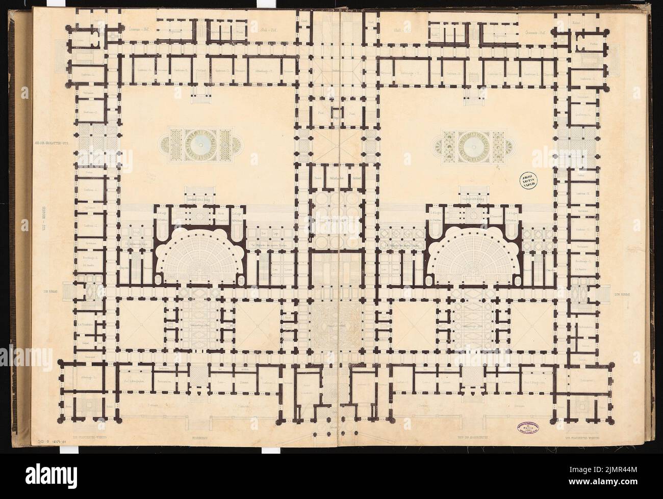 Lauenburg Heinrich (1832-1890), Prussian Parliament, Berlin. Schinkel ...