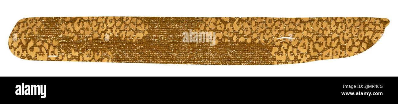 Leopard Brush paint stroke. Stock backdrop illustrtion Stock Photo - Alamy