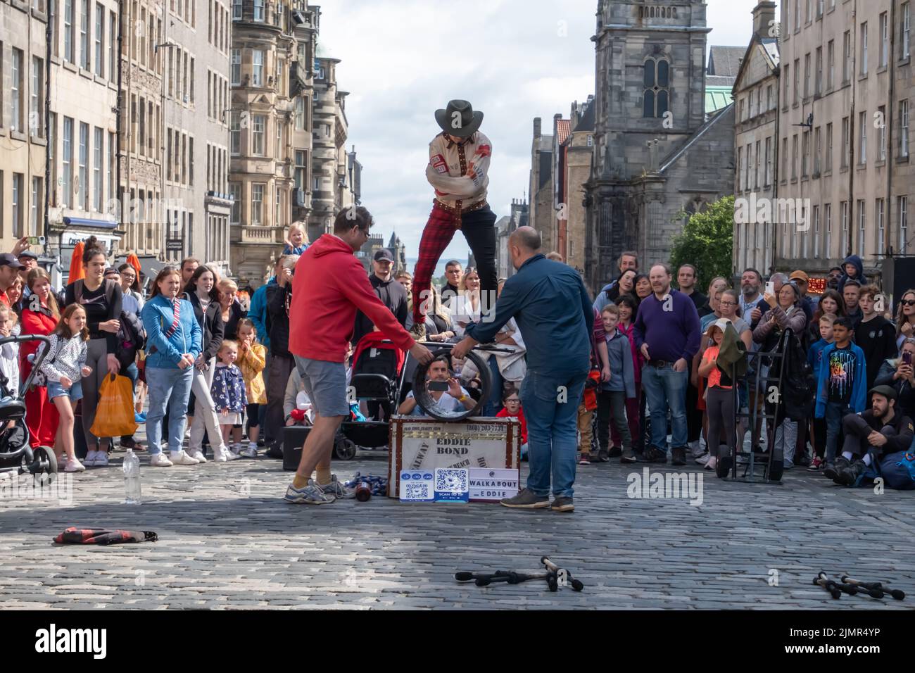 Edinburgh, Scotland, UK. 7th August, 2022. Professional street ...
