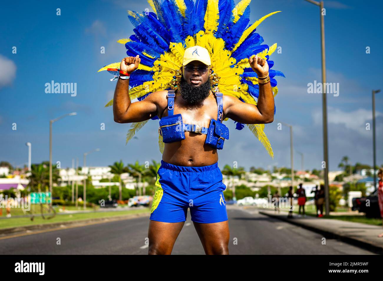 Grand Kadooment 2022 being held in Warrens, Barbados Stock Photo - Alamy