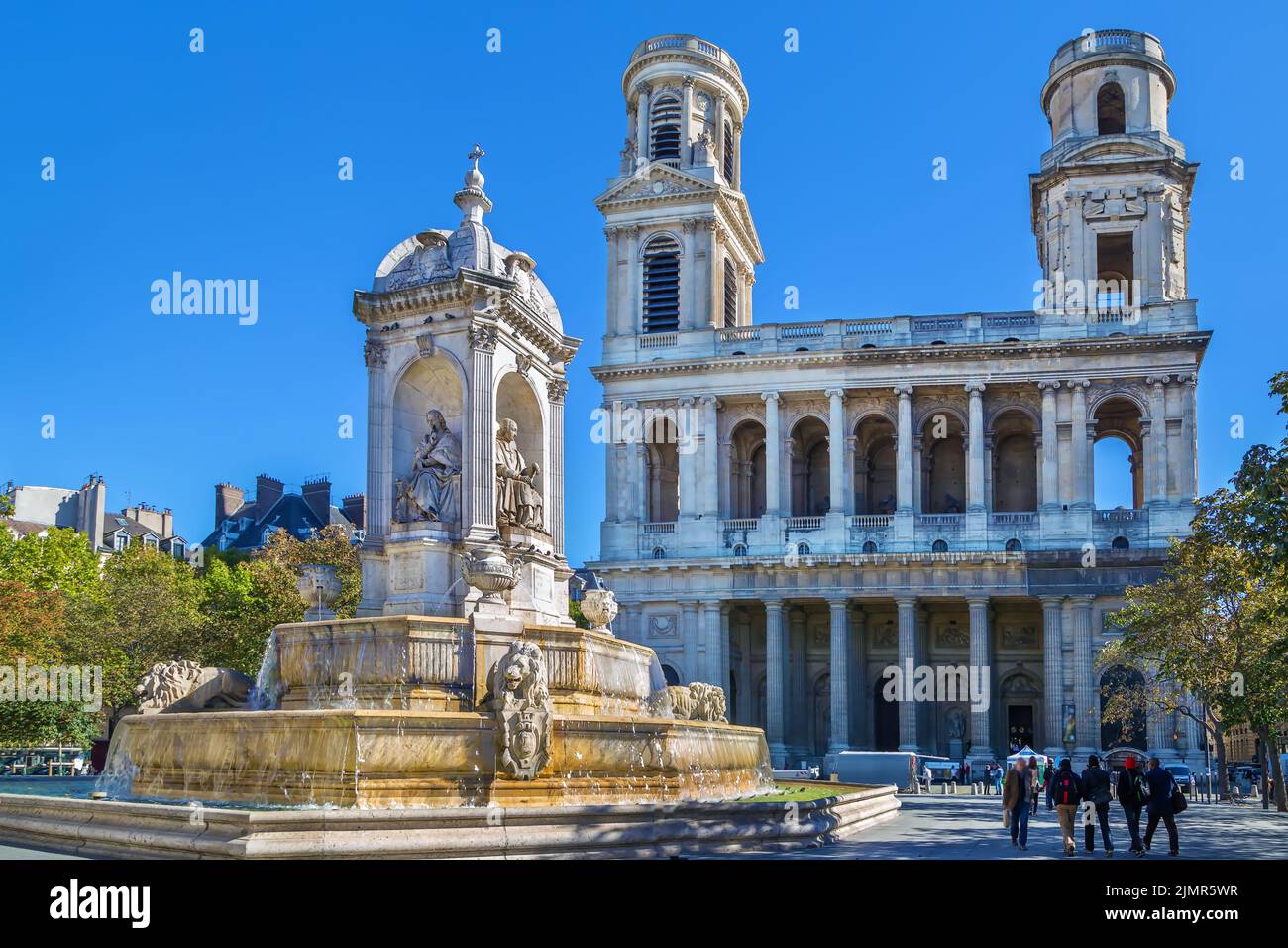 Church of Saint-Sulpice, Paris, France Stock Photo - Alamy