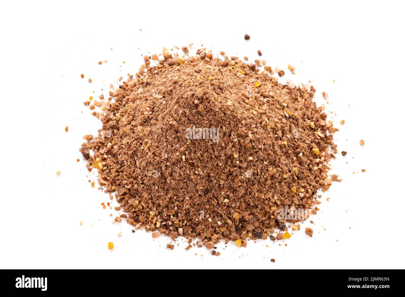 Fish food for feeder fishing on white background Stock Photo - Alamy