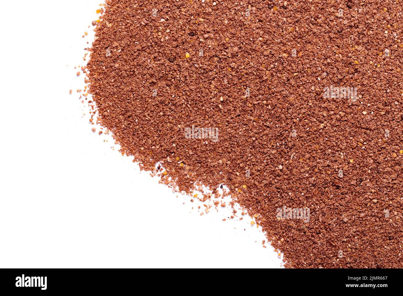 Fish food for feeder fishing. Top view Stock Photo - Alamy