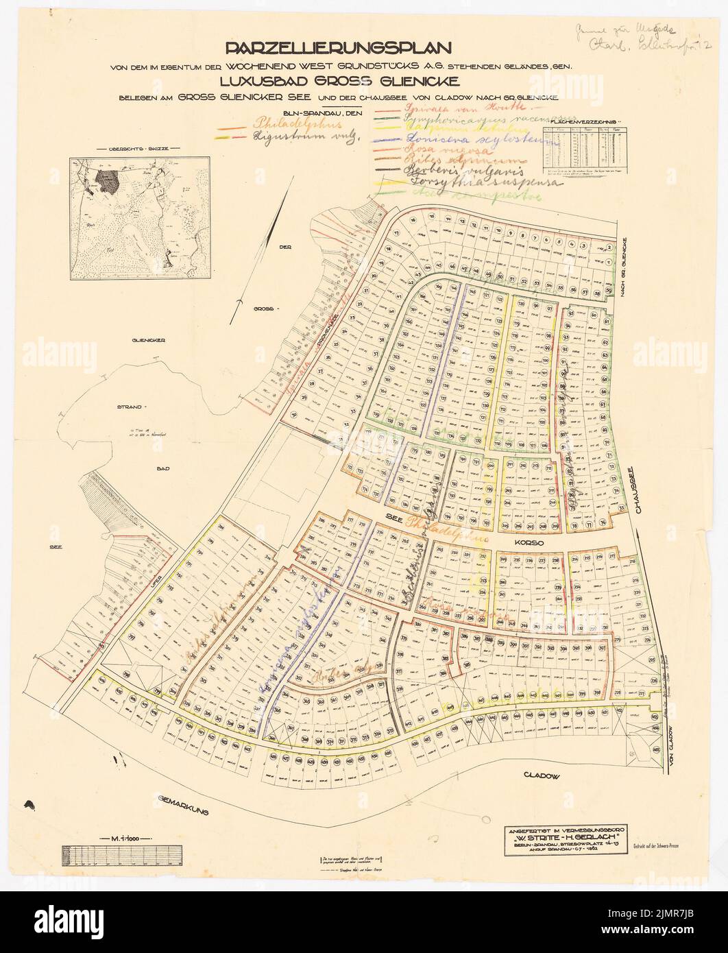 Barth Erwin (1880-1933), "Luxury Bad Groß-Glienicke" in Berlin-Spandau ...