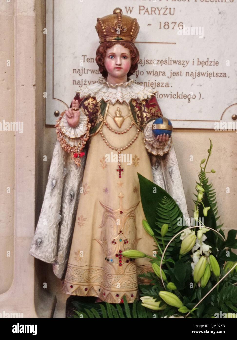 Église polonaise à Paris, rue Saint Honoré, France Stock Photo - Alamy