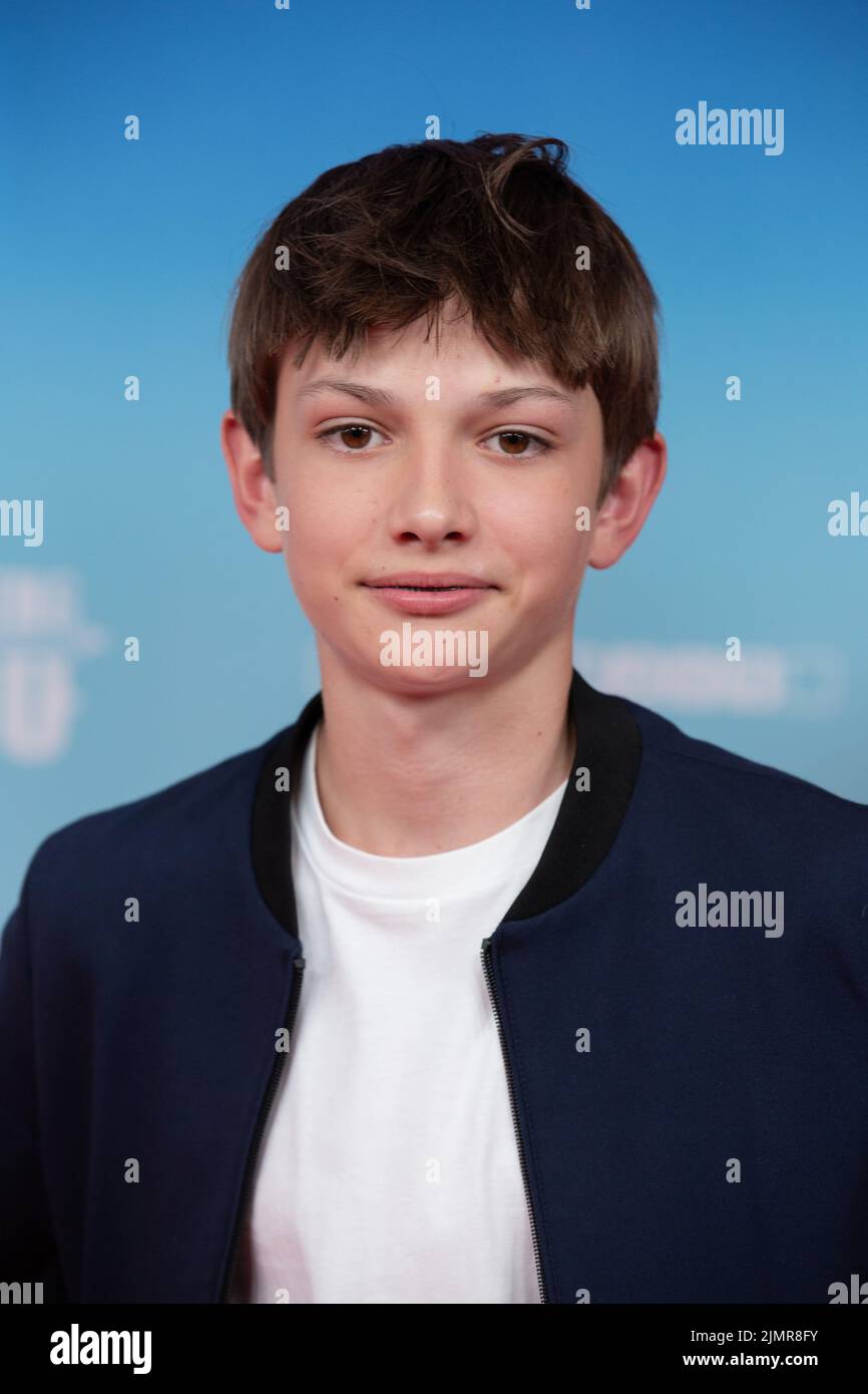 August 7, 2022, Munich, Bavaria, Germany: Milo Haaf bei der Premiere ...