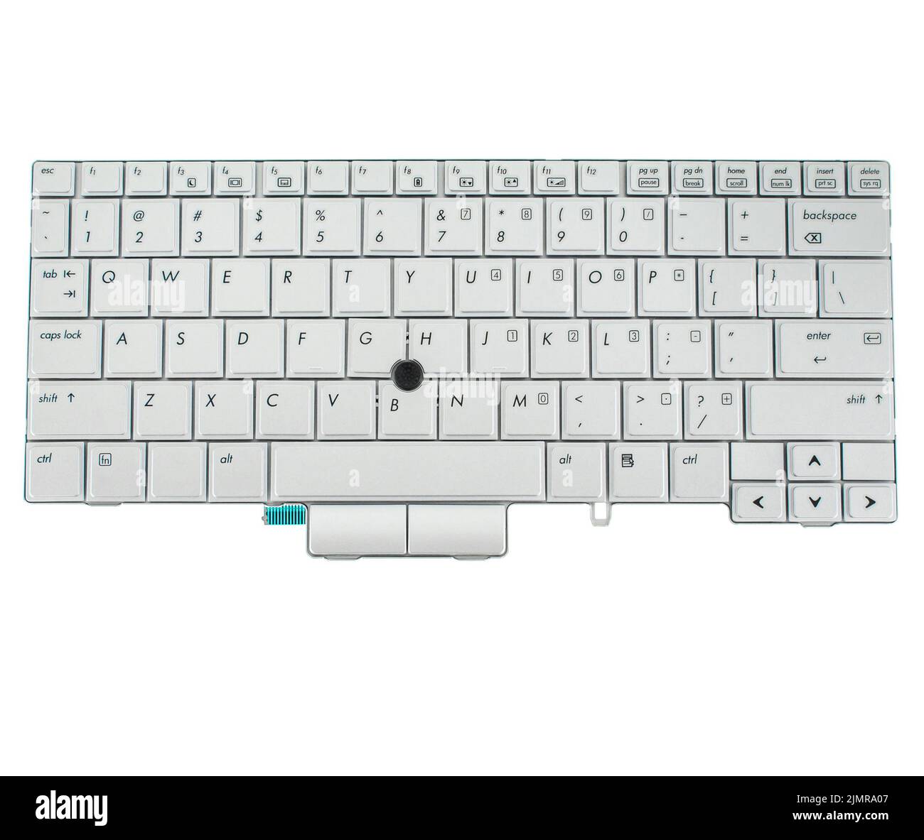 laptop keyboard, laptop spare part, on white background Stock Photo - Alamy