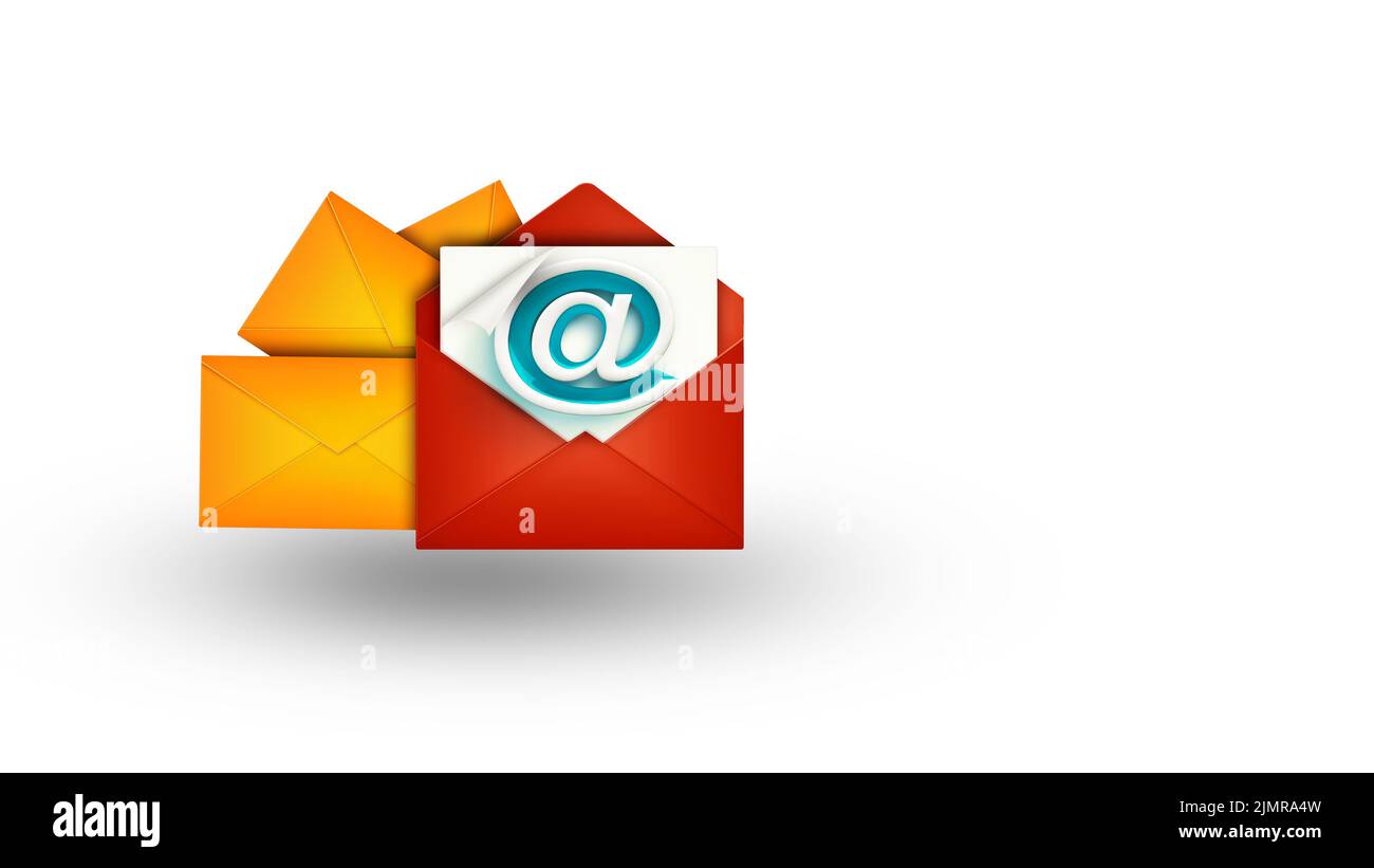 Email Conceptual Background Stock Photo - Alamy