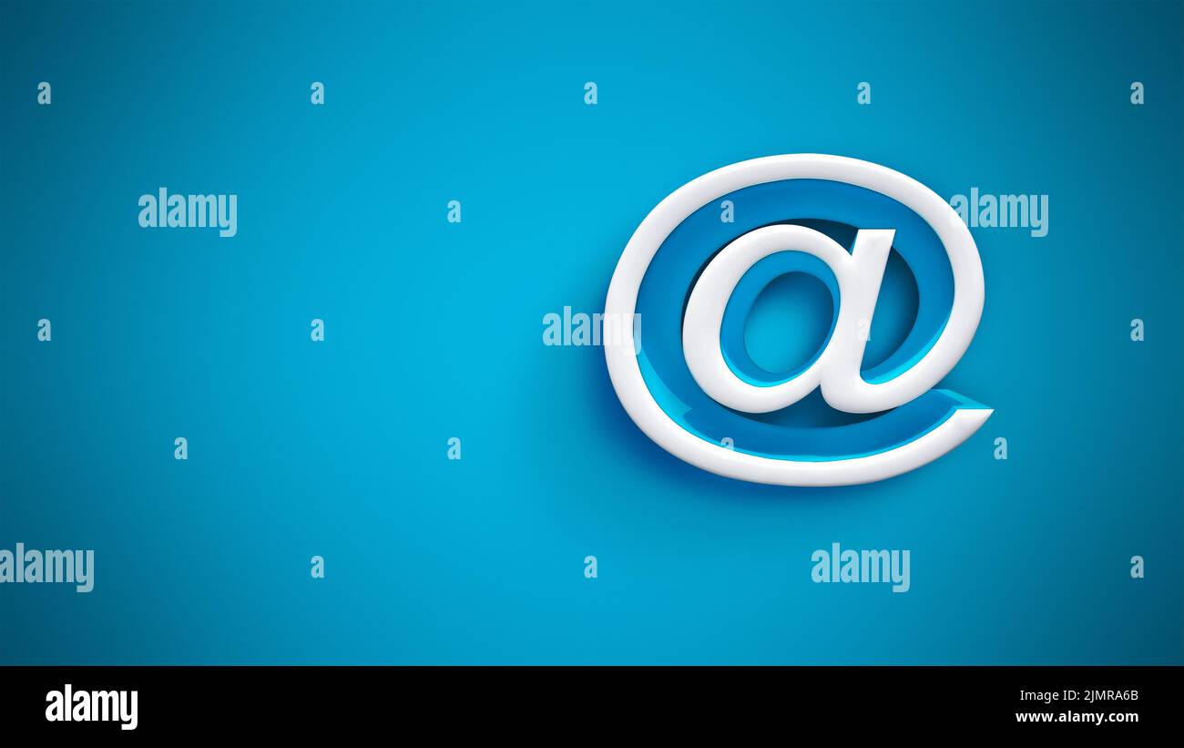 Email Light Background Stock Photo - Alamy