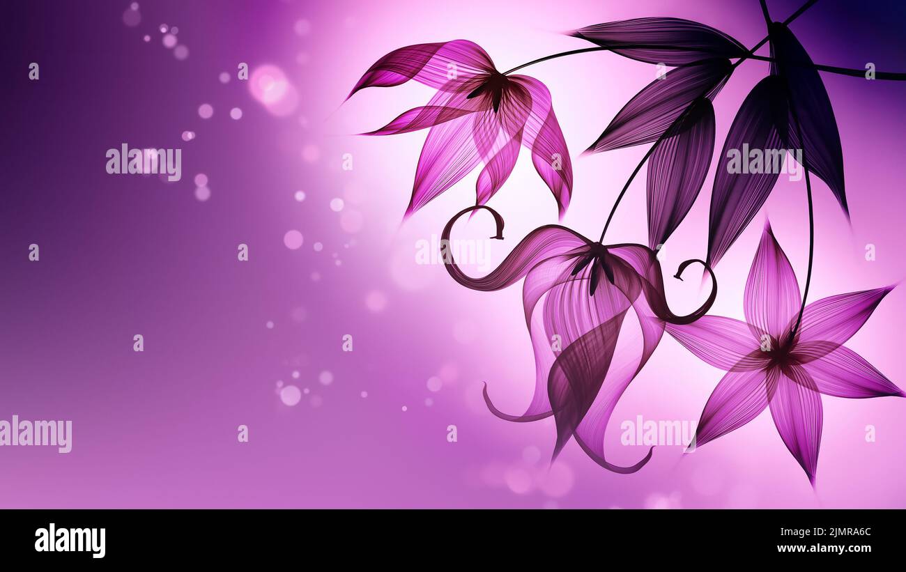 Abstract Flowers Background Stock Photo - Alamy