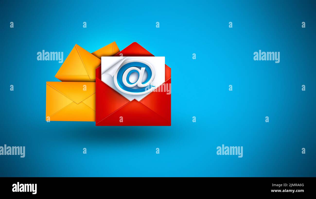 Email Conceptual Background Stock Photo - Alamy