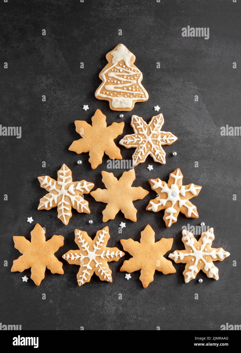 Overhead view christmas decorated hi-res stock photography and images ...