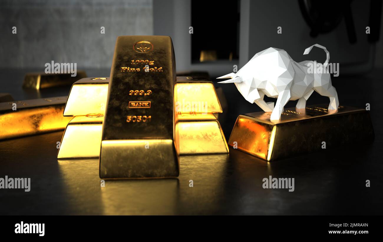 Gold market trading hi-res stock photography and images - Alamy