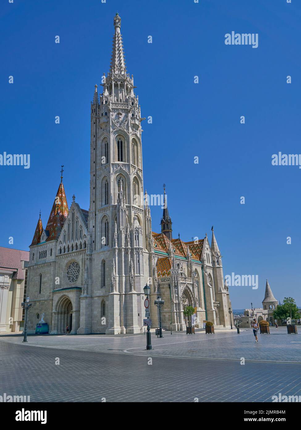 The Church of the Assumption of the Buda Castle (Matthias Church) in ...