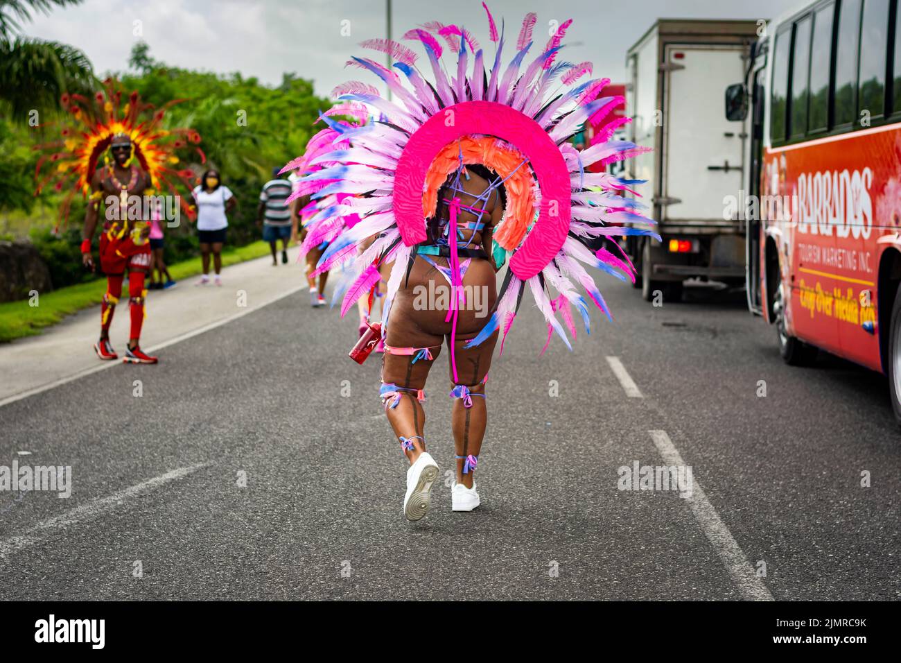 Grand Kadooment 2022 being held in Warrens, Barbados Stock Photo - Alamy