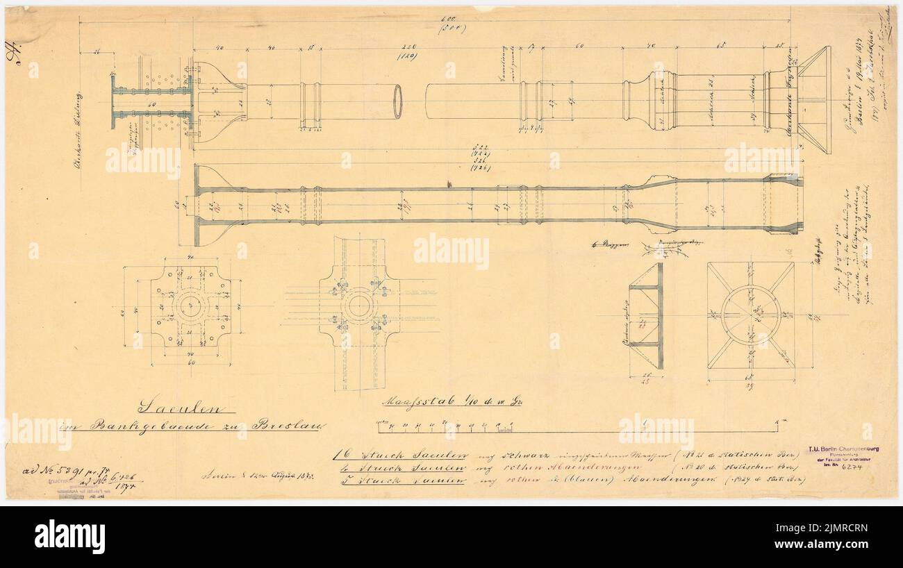 Jacobsthal Johann Eduard (1839-1902), branch of the Prussian Bank ...