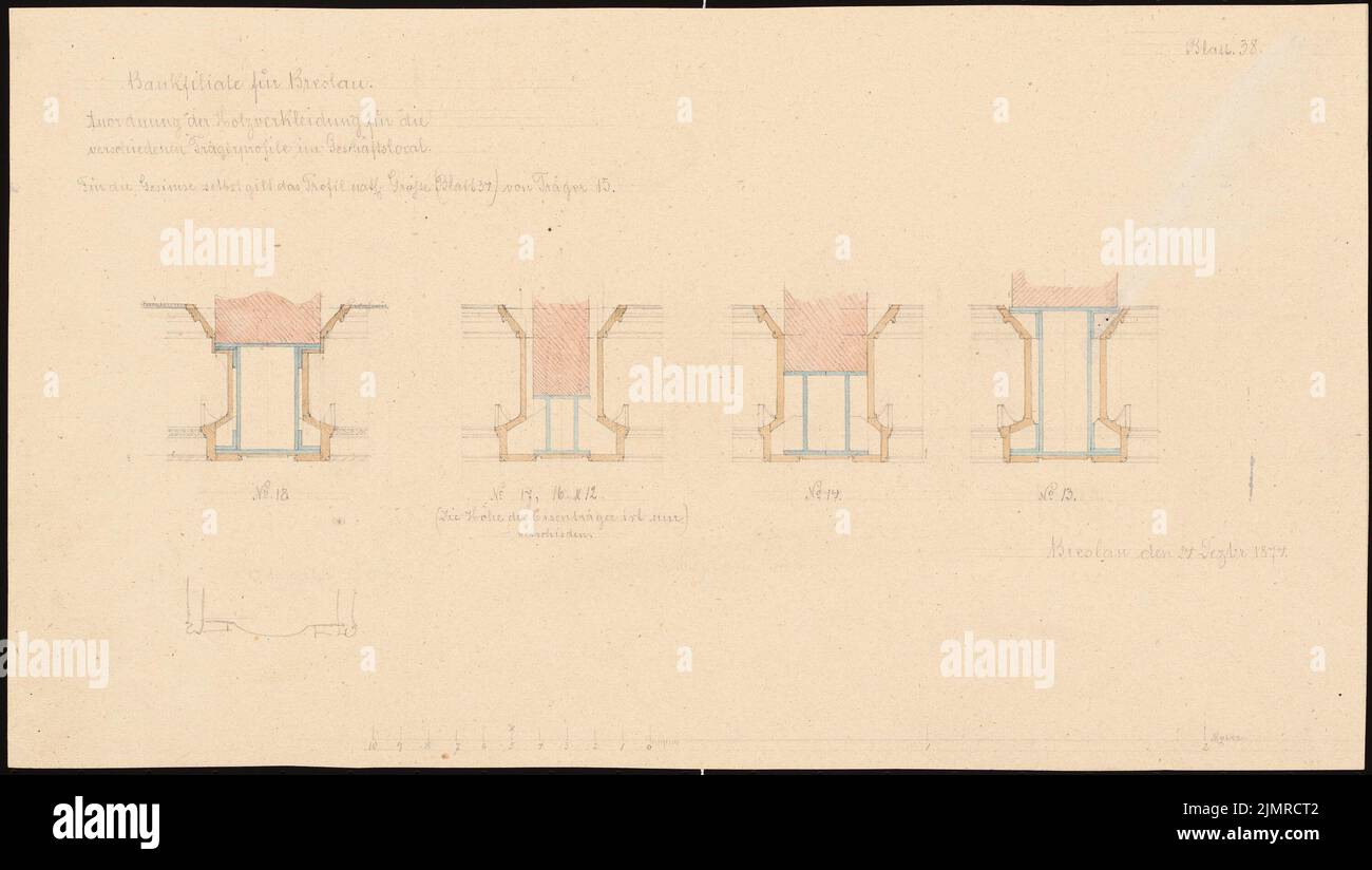 Lüdecke Carl Johann Bogislaw (1826-1894), branch of the Prussian bank ...