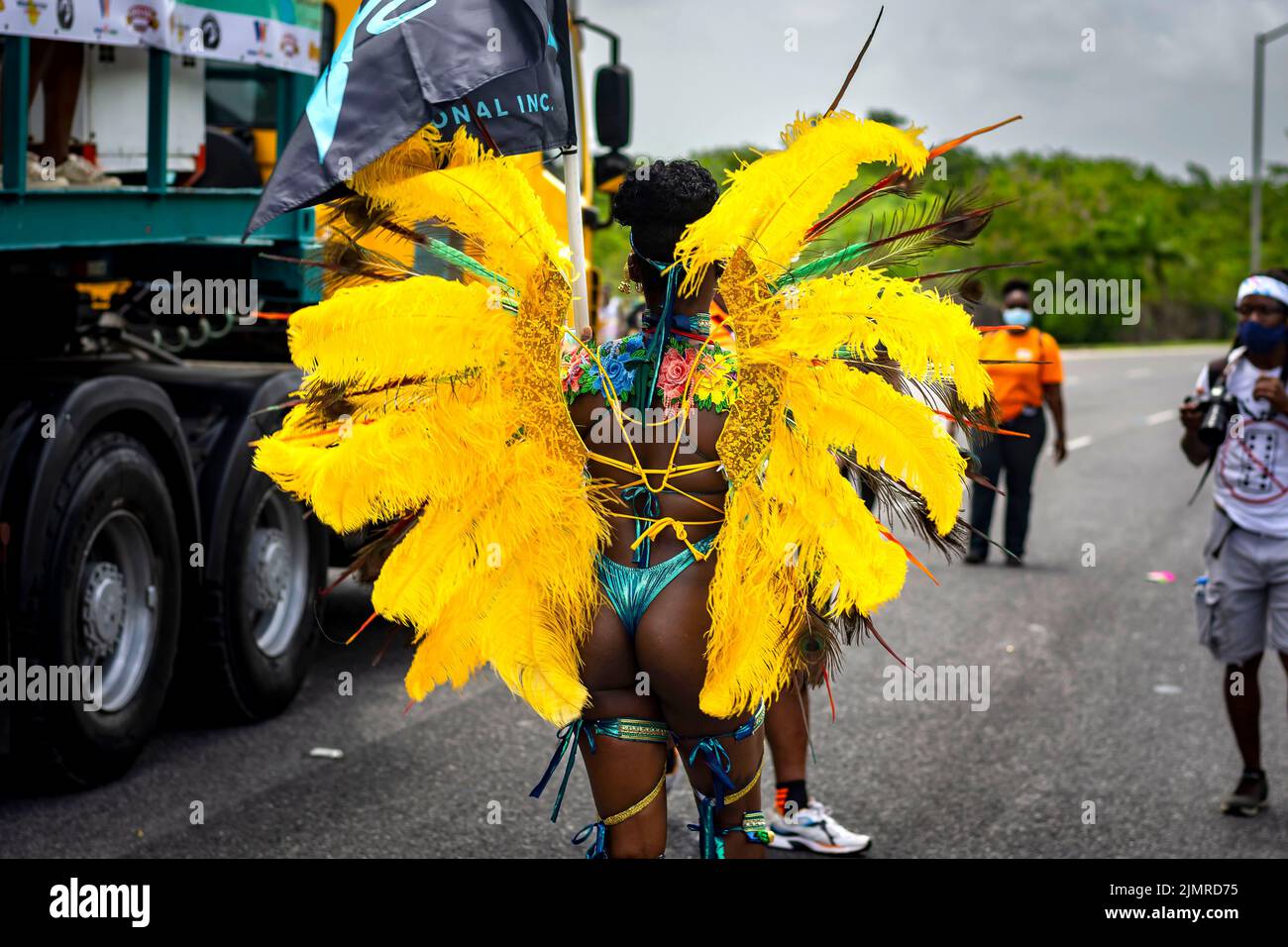 Grand Kadooment 2022 being held in Warrens, Barbados Stock Photo - Alamy