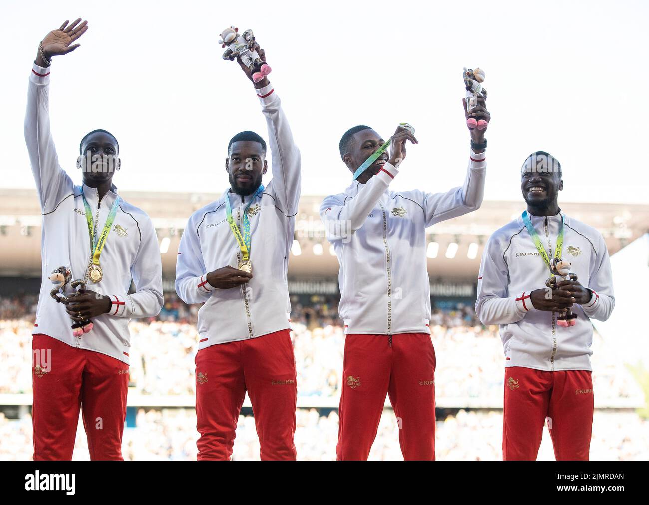 Team england relay birmingham hi-res stock photography and images - Alamy