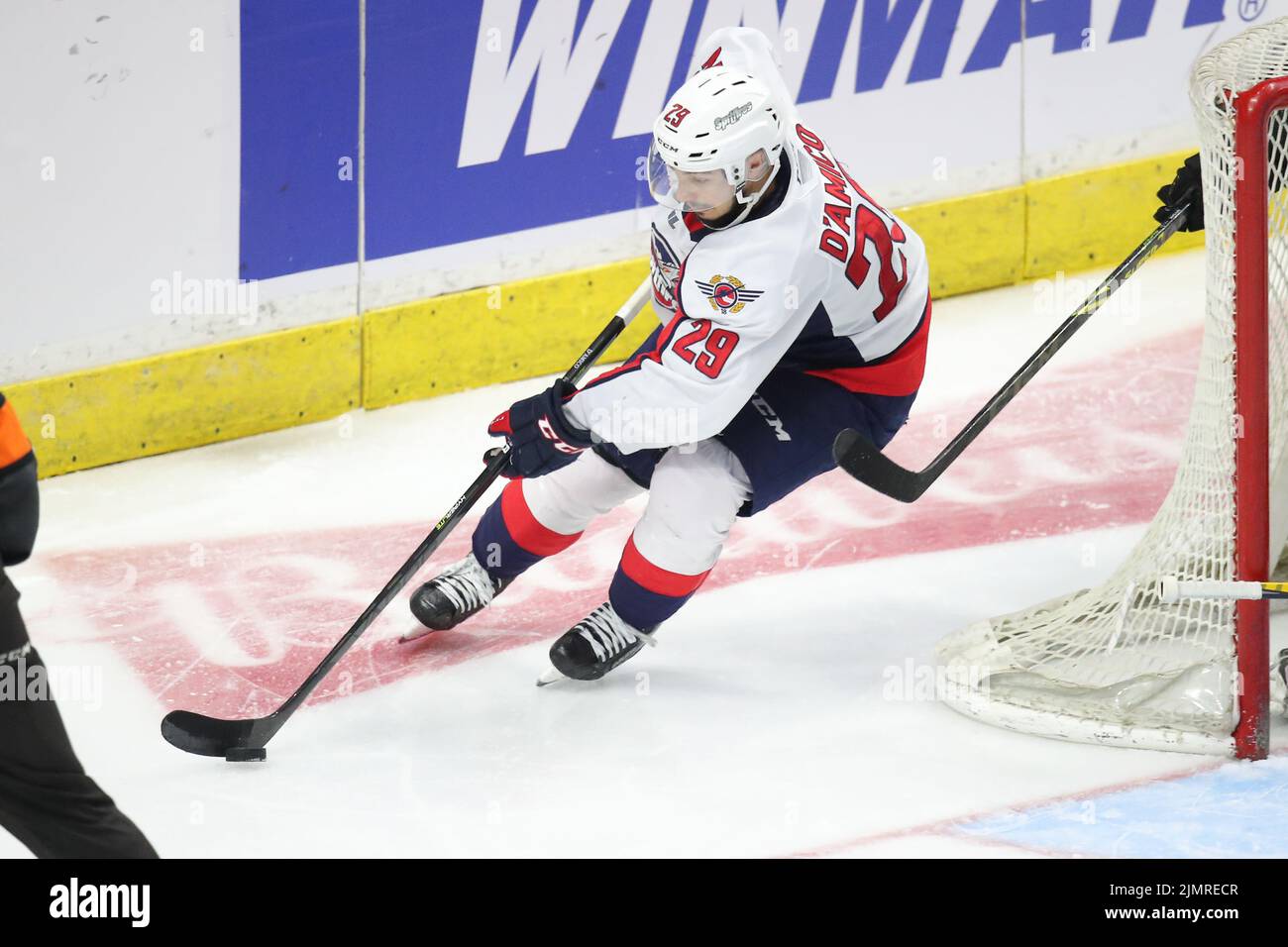 (Editorial Only) Daniel D'Amico(29) of the Windsor Spitfires. Luke ...