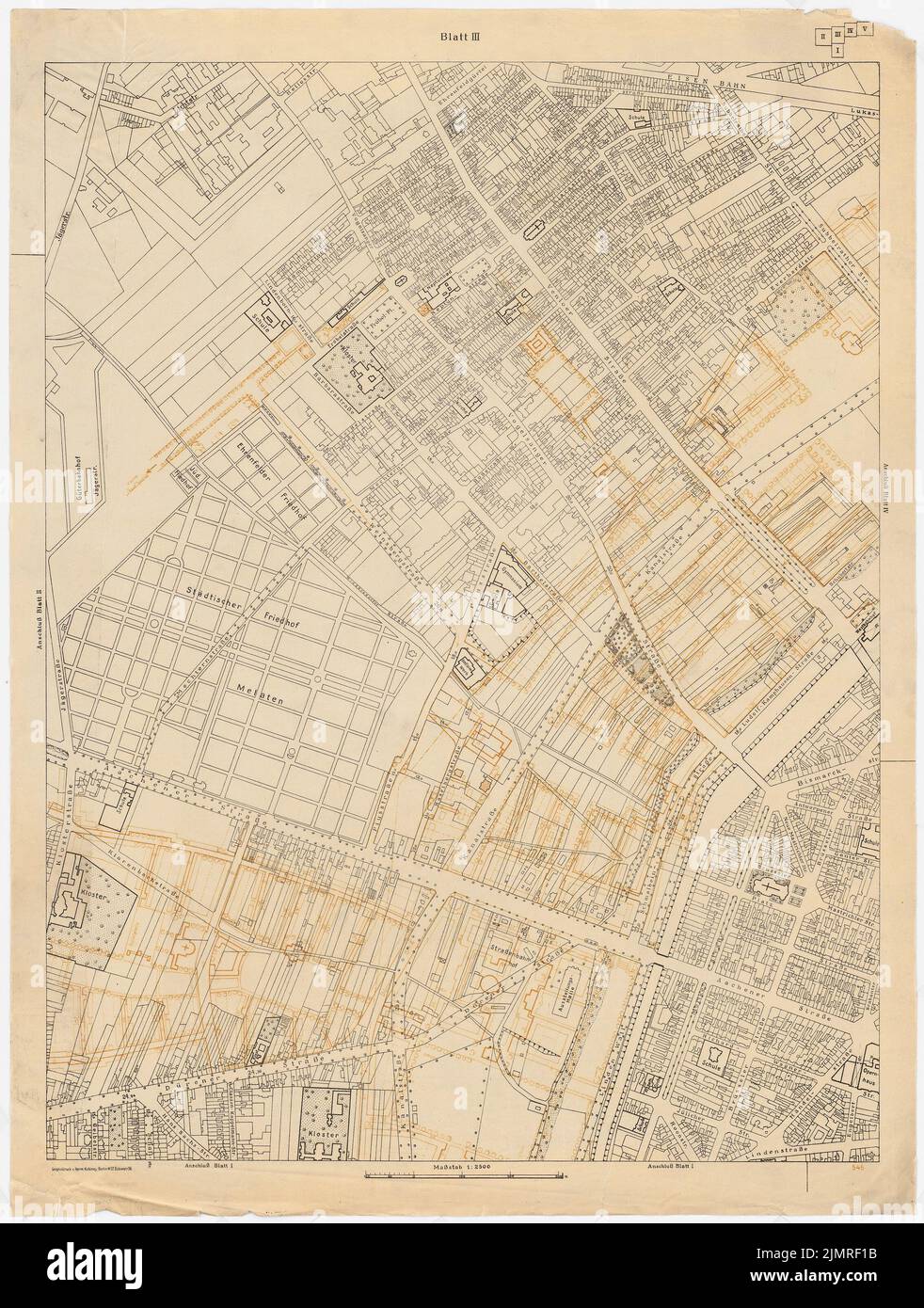 Cologne map hi-res stock photography and images - Alamy