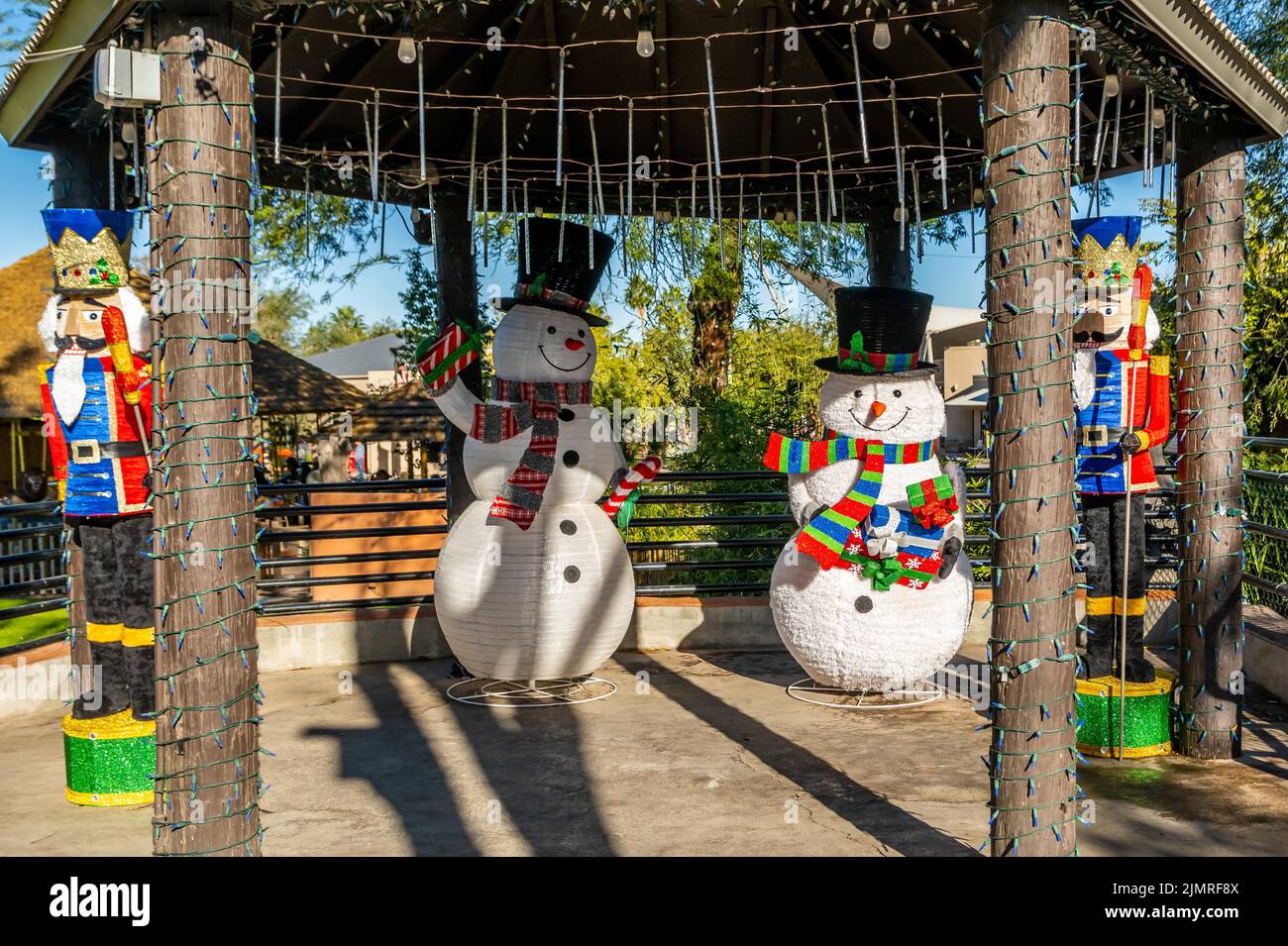 A bright and colorful expansive zoo with 4 zones in Reid Park Zoo ...