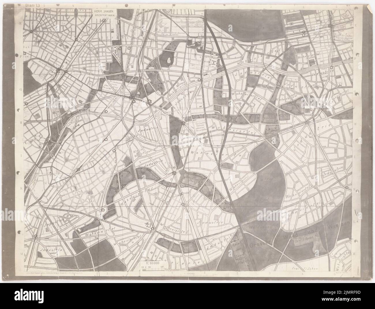 Berlin map 1945 hi-res stock photography and images - Alamy