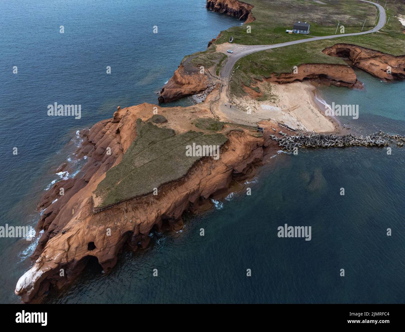 Old Harry, Magdalen Islands Stock Photo - Alamy