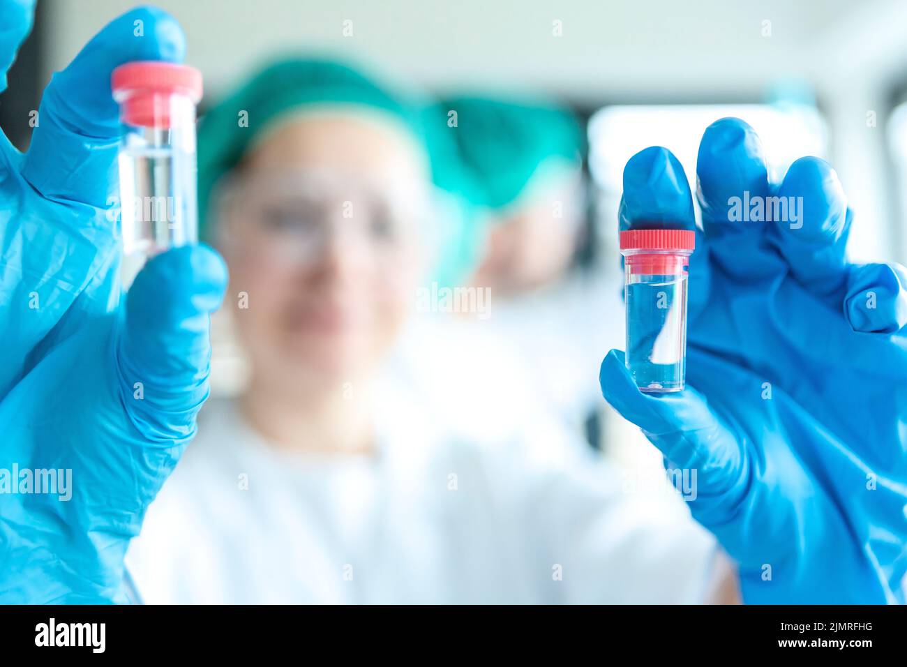 Scientists in a modern lab Stock Photo - Alamy