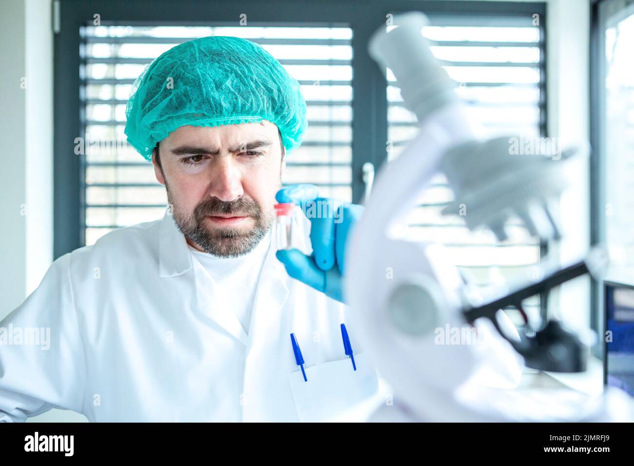 Scientist Modern Lab Stock Photo - Alamy