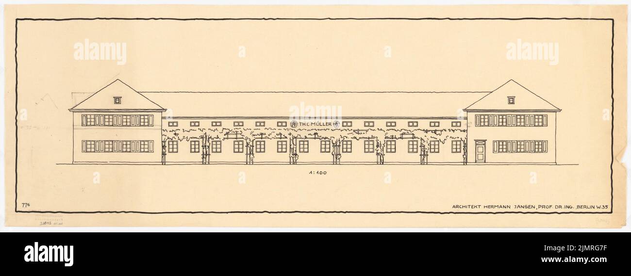 Jansen Hermann (1869-1945), model houses for small settlements (1922 ...
