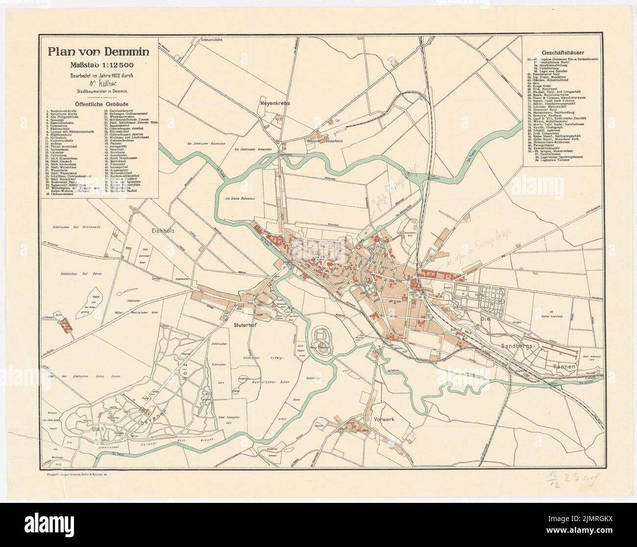 Jansen Hermann (1869-1945), development plan of the city expansion of ...