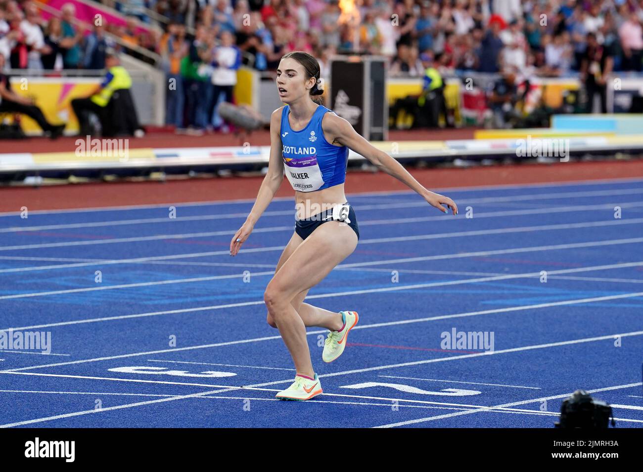 Scotland’s Eloise Walker struggles over the line during the Women’s ...