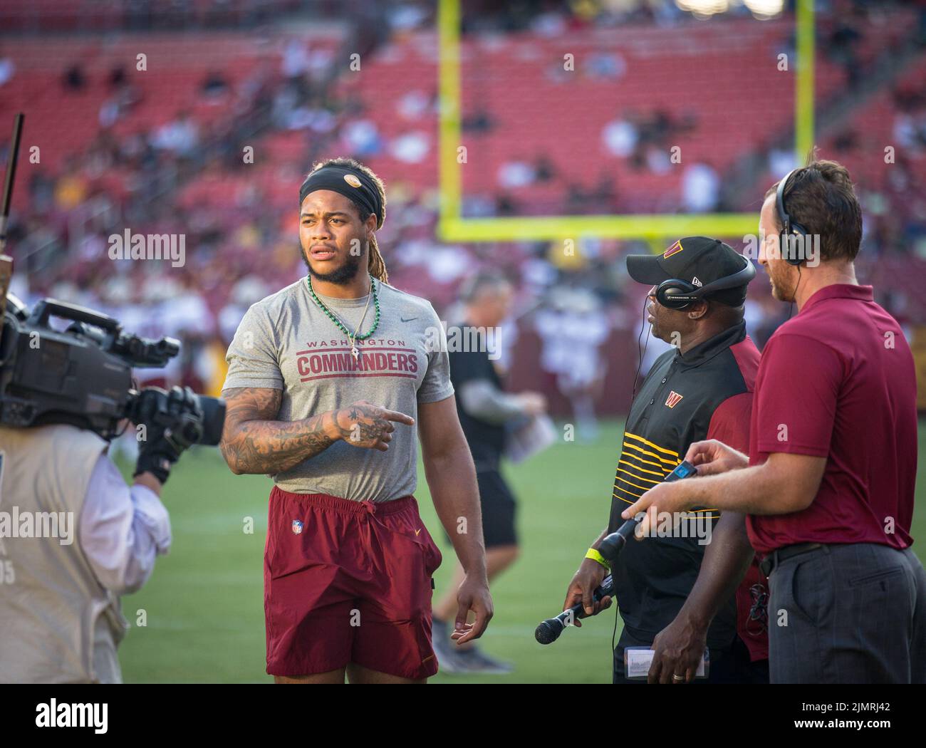 August 6, 2022: Washington Commanders defensive end Chase Young (99 ...